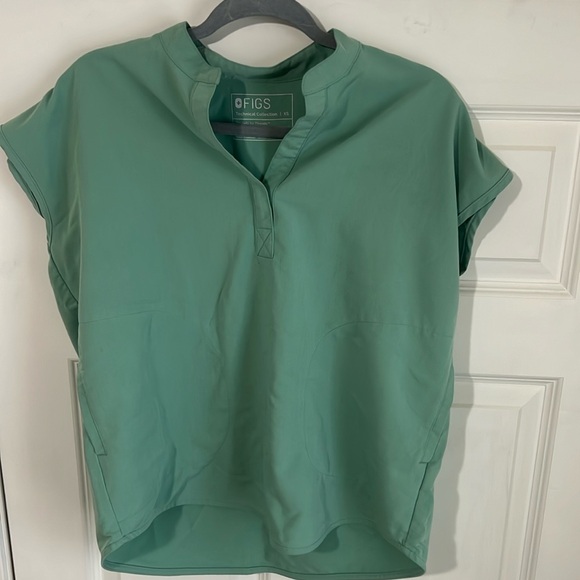 Figs | Tops | Limited Edition Jade Rafaela Mandarin Collar Scrub Top Xs ...